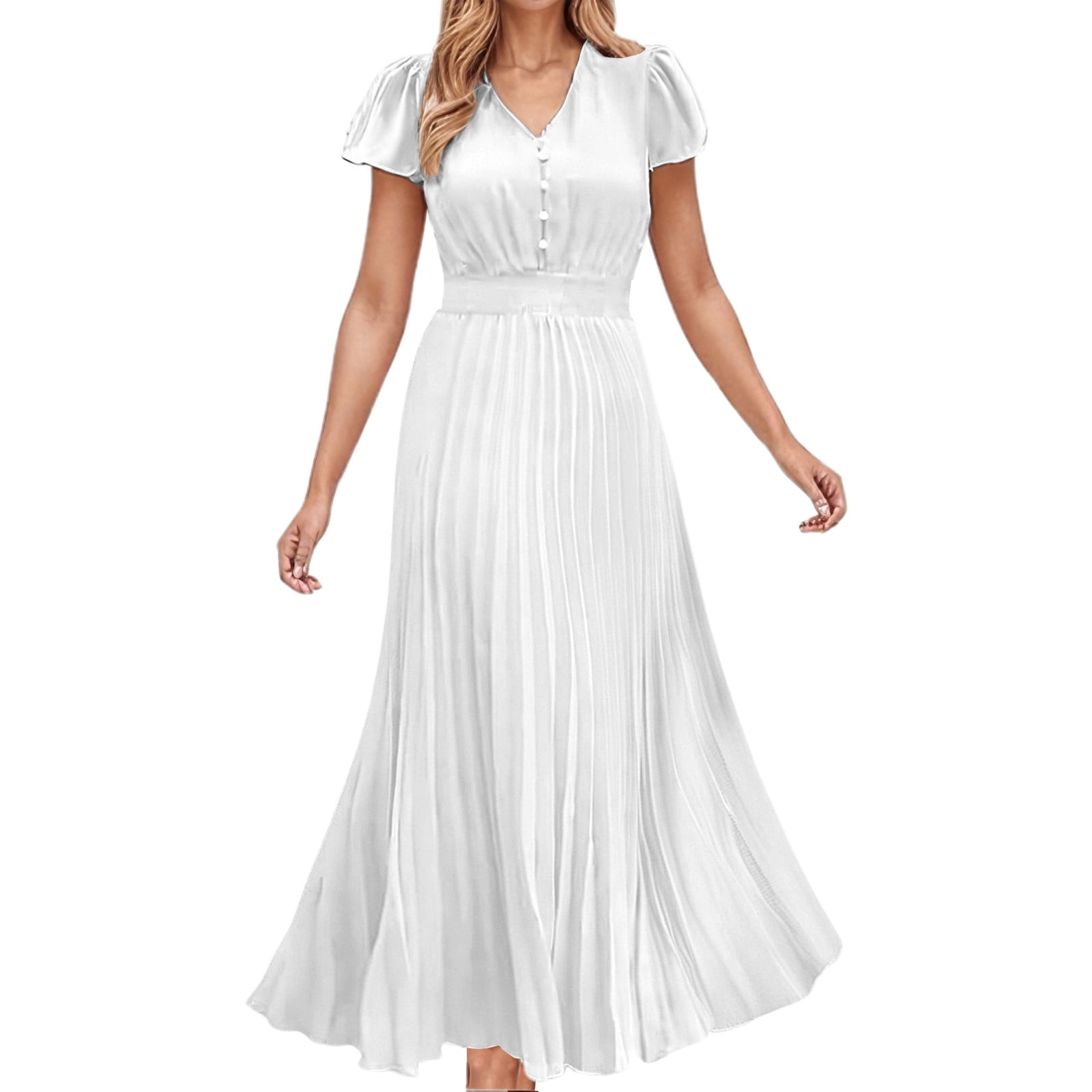 Dresses Women Short Sleeve A Line Dress Women Fall Spring Valentines ...