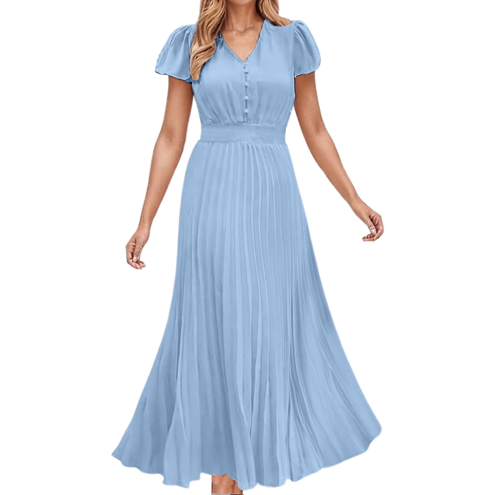 Dresses Women Short Sleeve Aline Dress Spring Fall Outfits Valentines ...