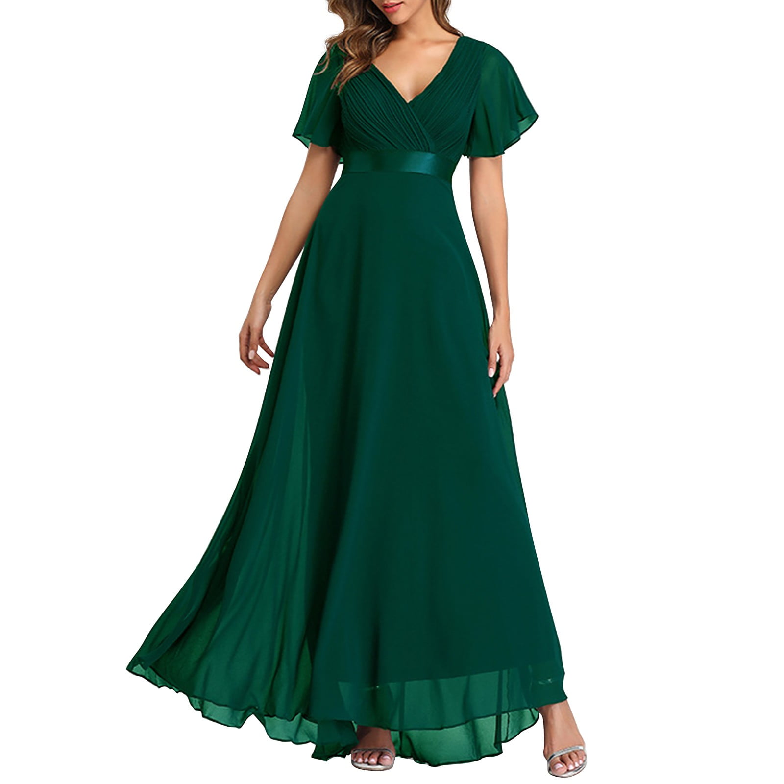 Dresses for Women Women's Short Sleeves Bridesmaid Dresses Mother Of ...