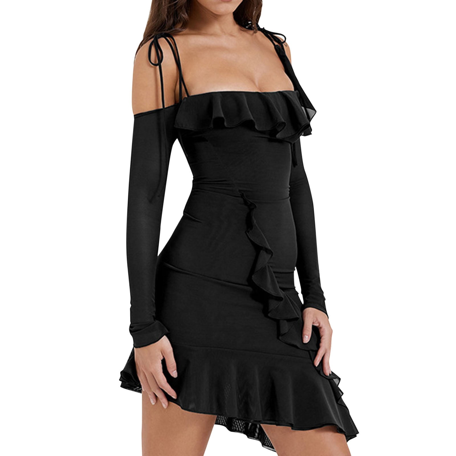 Dresses for Girls Border Autumn Neck Suspender Bandeau Feminine Hot ...