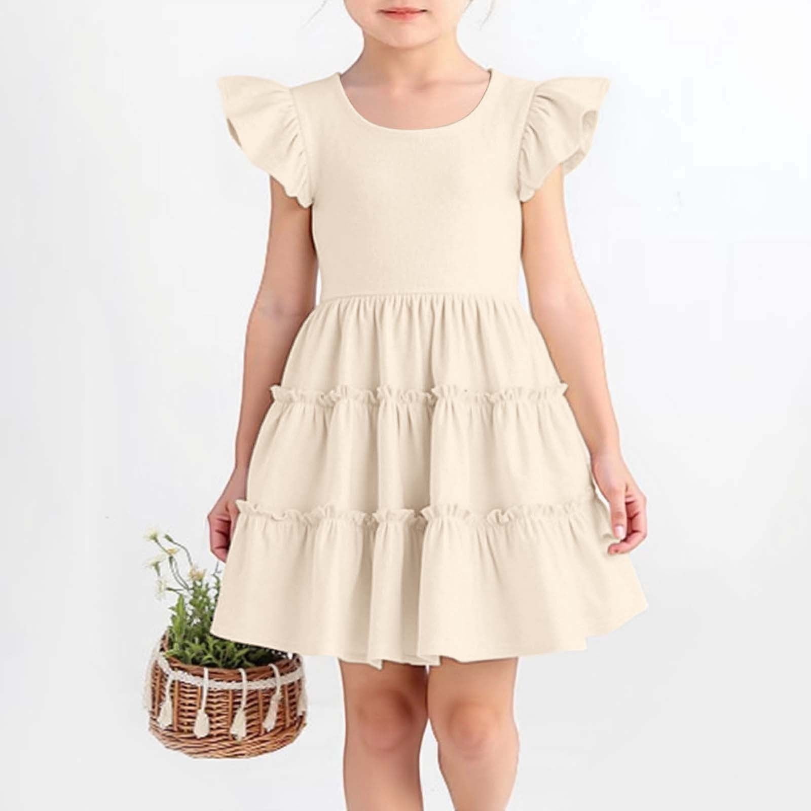 Dresses for Girls Casual Birthday Girl Dress Kids Party Dress for Girls ...