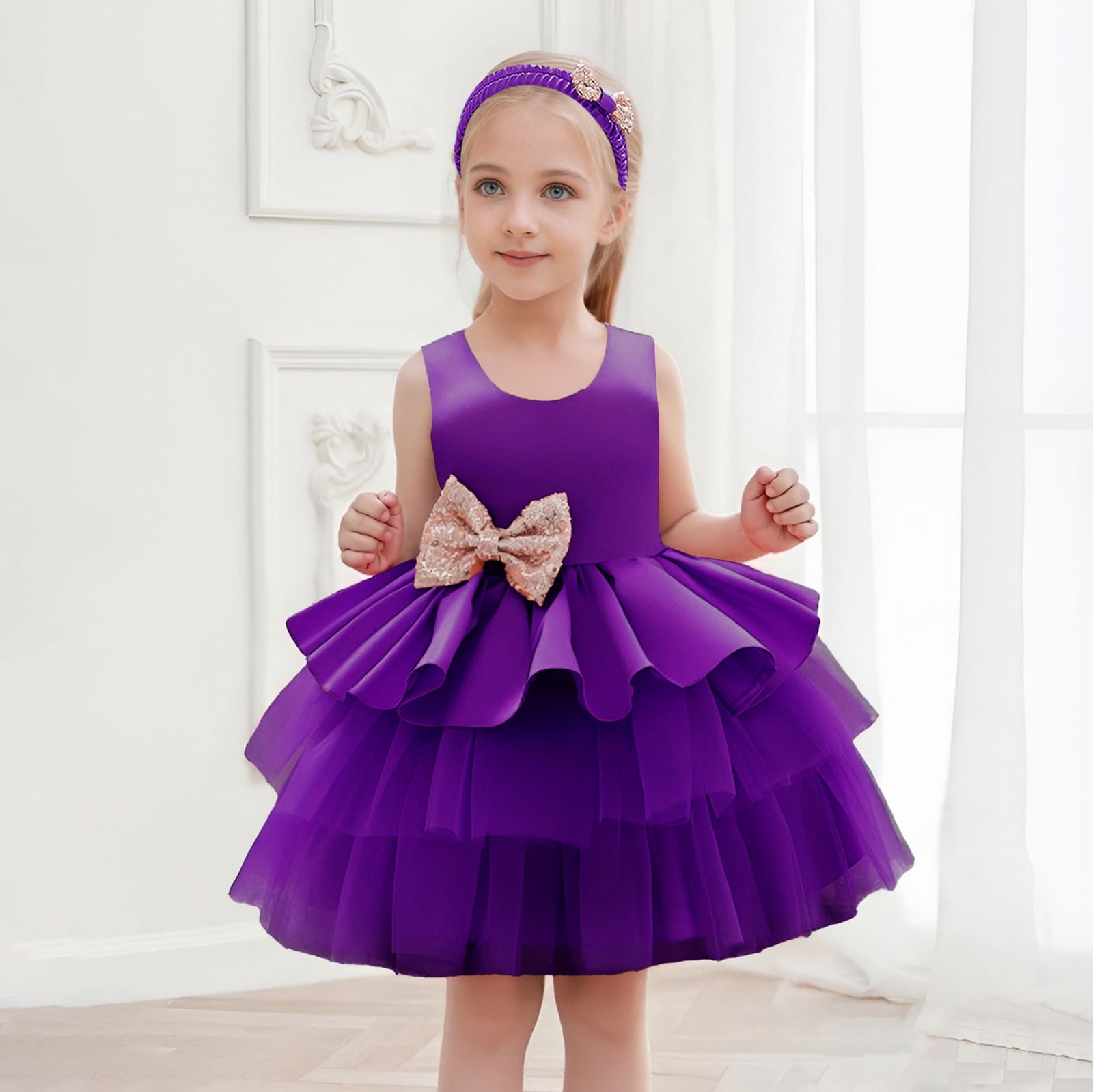 Dresses for Girls Children's Full Moon Cake Birthday First Birthday ...
