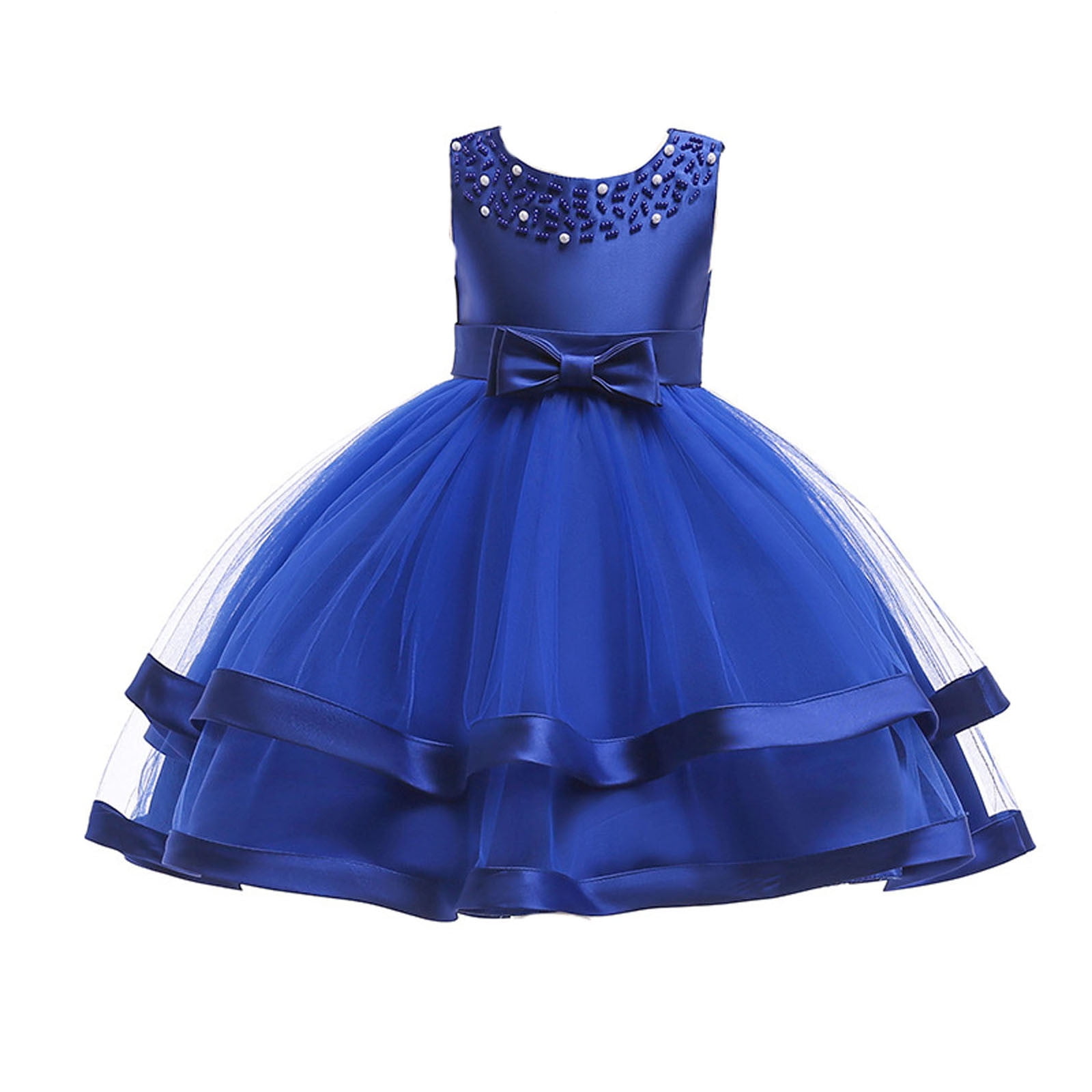 Dresses for Girls Flower Wedding Party Pageant Princess Kids Clothing ...