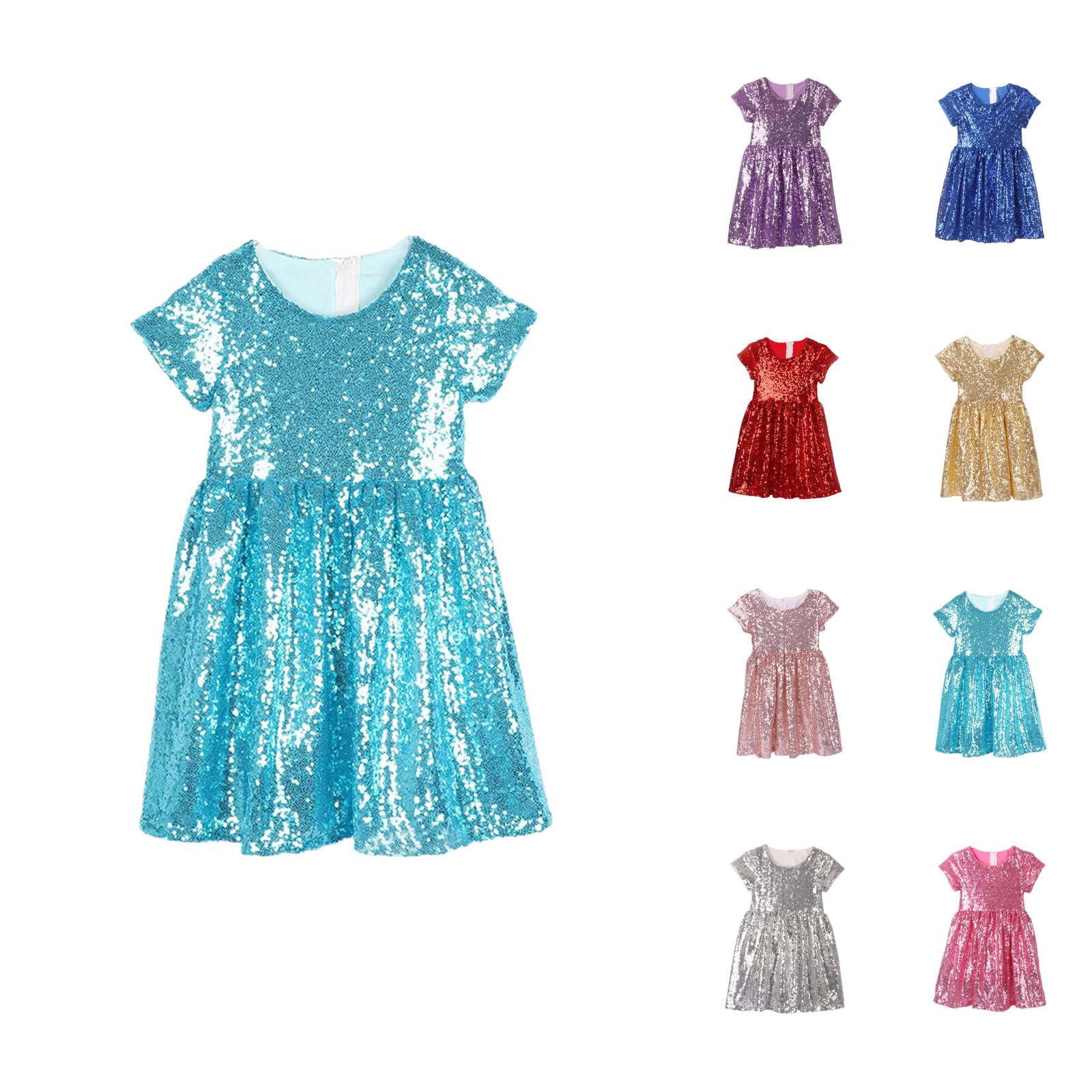 Dresses for Girls Girls Formal Dresses Girl Dress Baby Toddlers Sequin ...