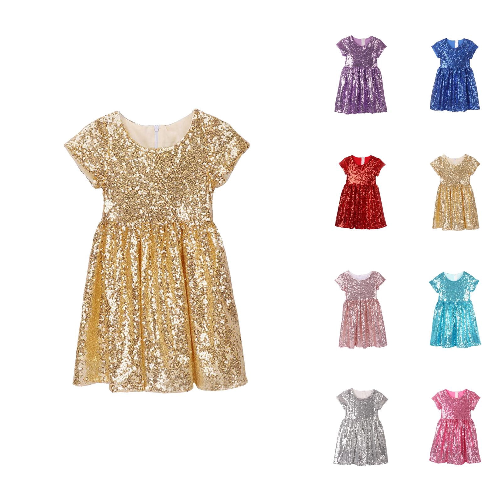 Dresses for Girls Girls Formal Dresses Girl Dress Baby Toddlers Sequin ...