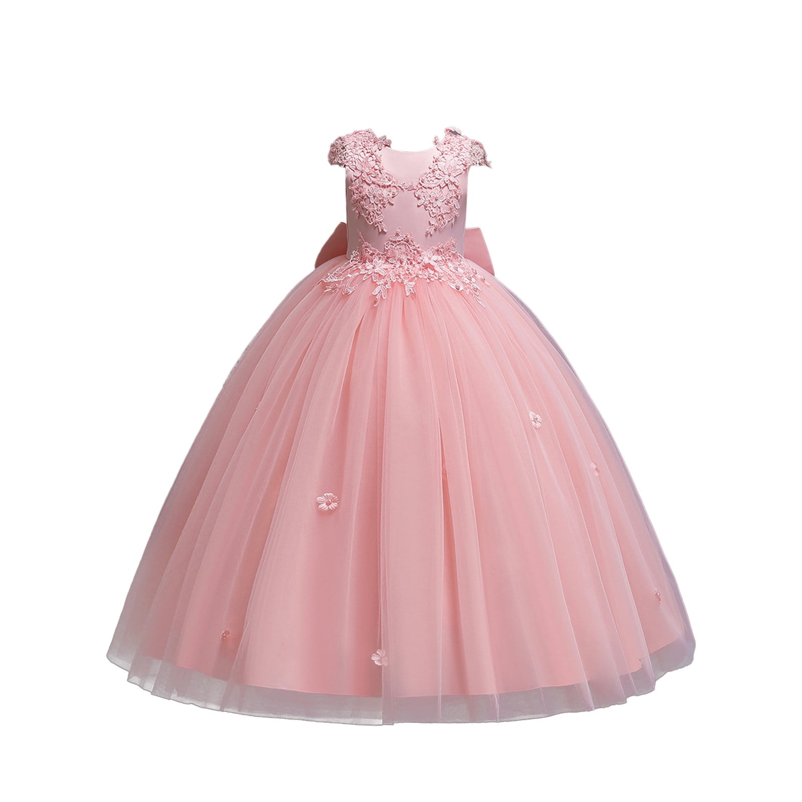 Dresses for Girls Spring Summer New Children Puffy Dress Model Catwalk ...