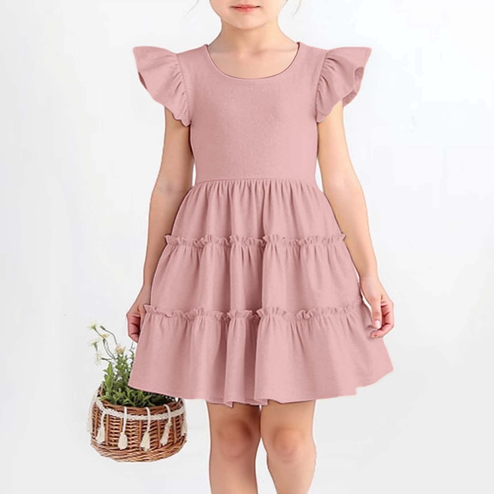 Dresses for Girls Summer Birthday Dress Girls Kids Easter Dresses for ...