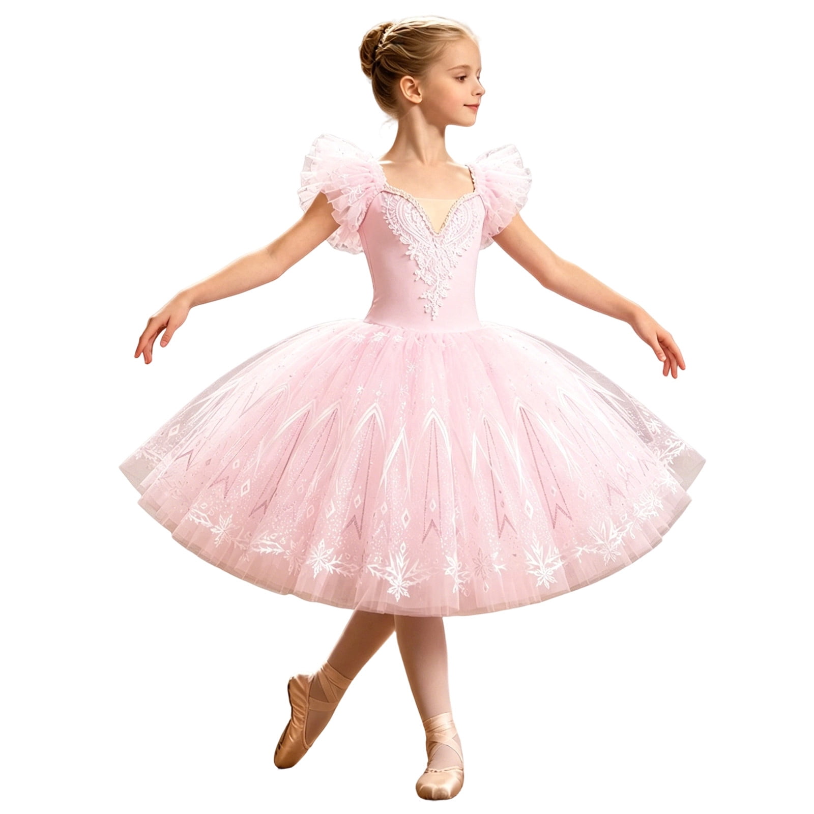 Dresses for Teens Girl Elegant Gradient Dance Performance Party Beach ...
