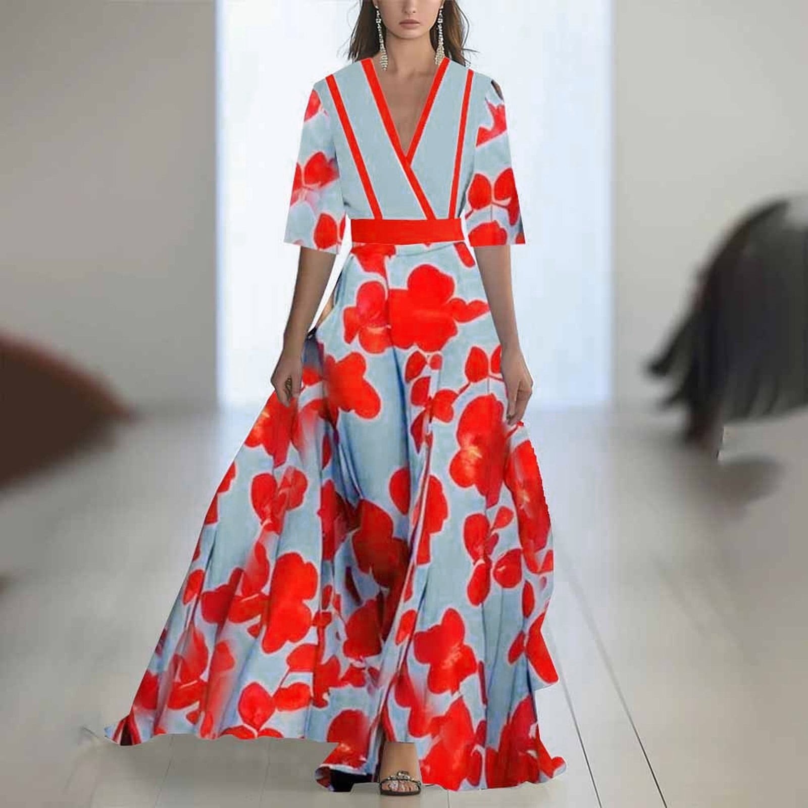 Dresses for Women 2026 Elegant Classy Wedding Guest Dress Empire Waist ...