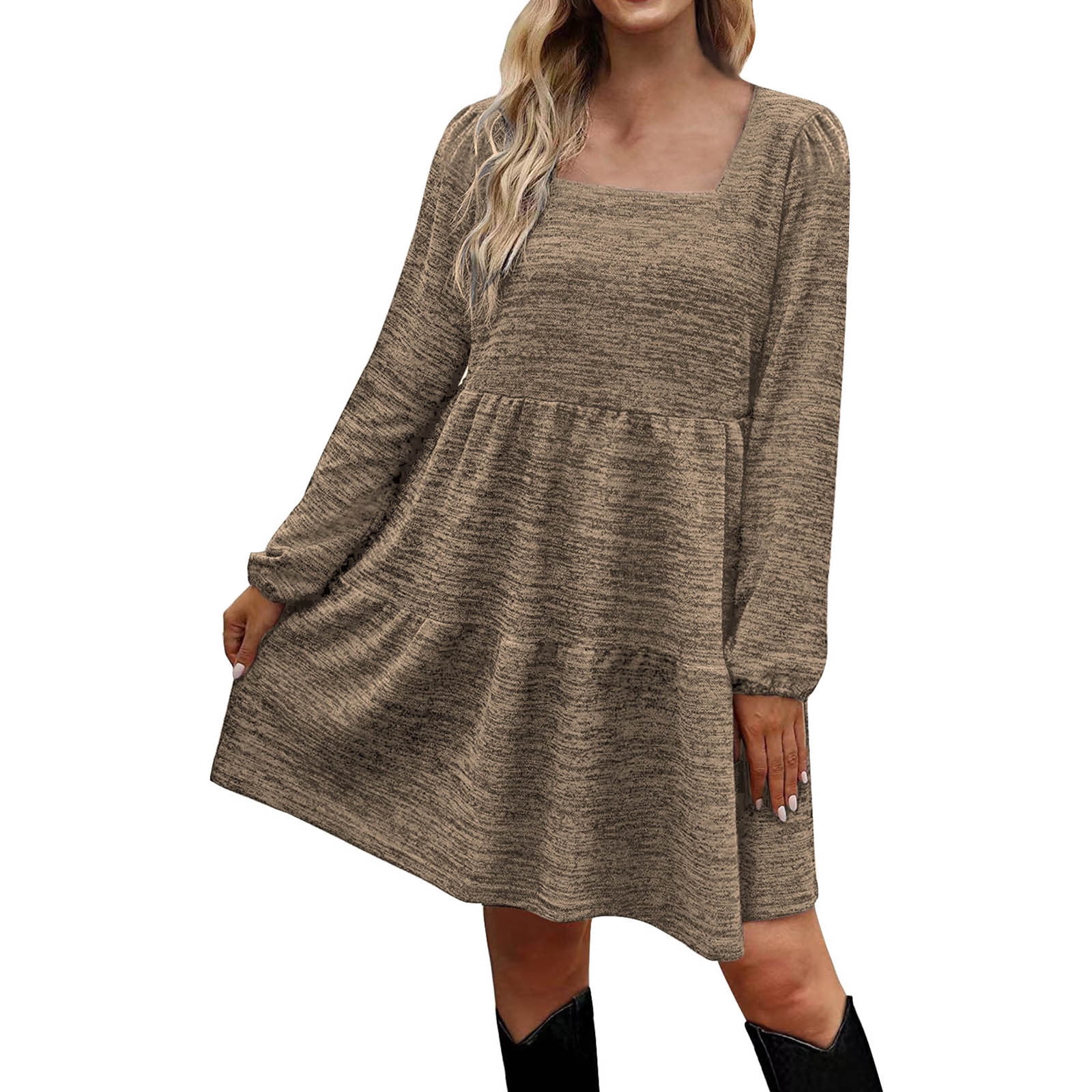 Dresses for Women Fall Dresses for Women 2023 Casual Long Sleeve ...