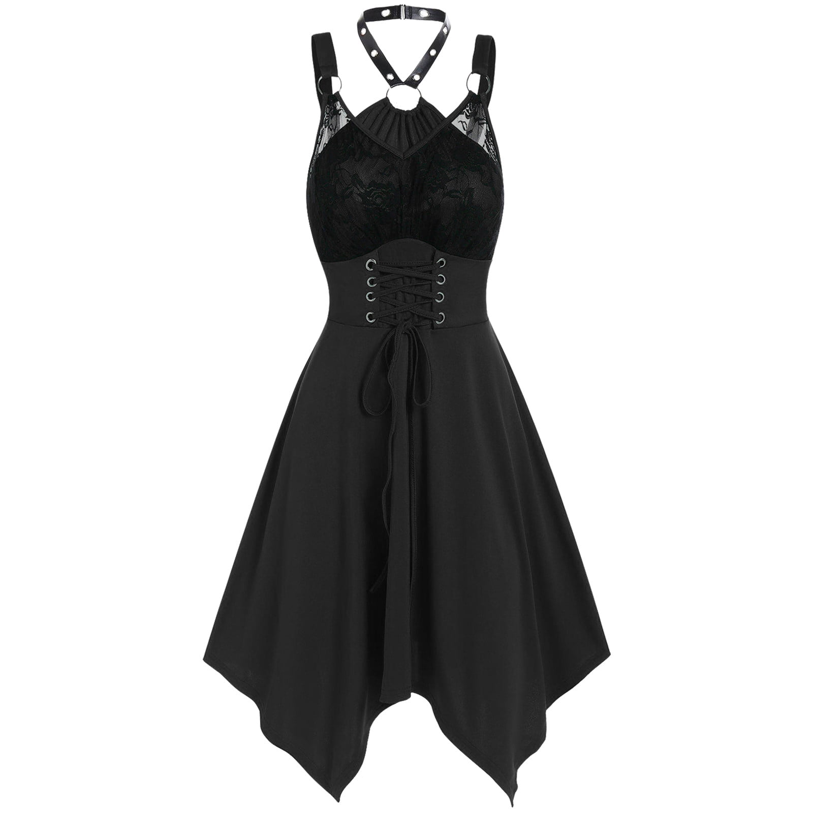 Dresses For Women Halloween Costume Gothic Punk Skirt Dark A Line