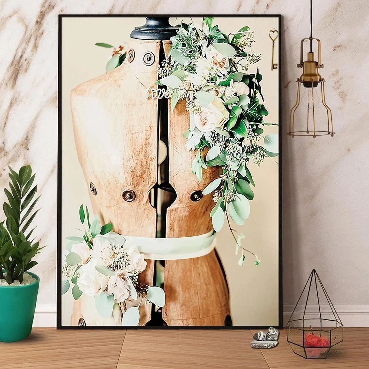 Dressform Mannequin Sewing Paper Poster No poster Wall Art Decor Home ...