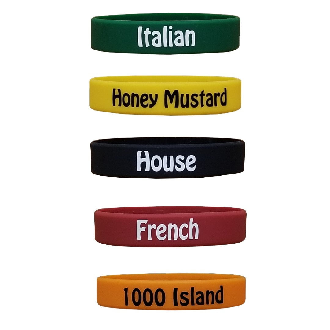 Dressing Kit B: Squeeze Bottle Labels: (2) Italian, (2) Honey Mustard ...