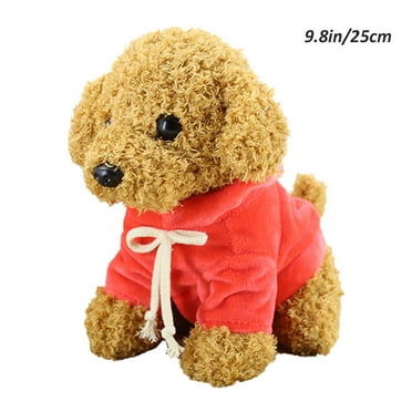 WEIGEDU Adorable Fluffy Red Standard Poodle Stuffed Animals ...