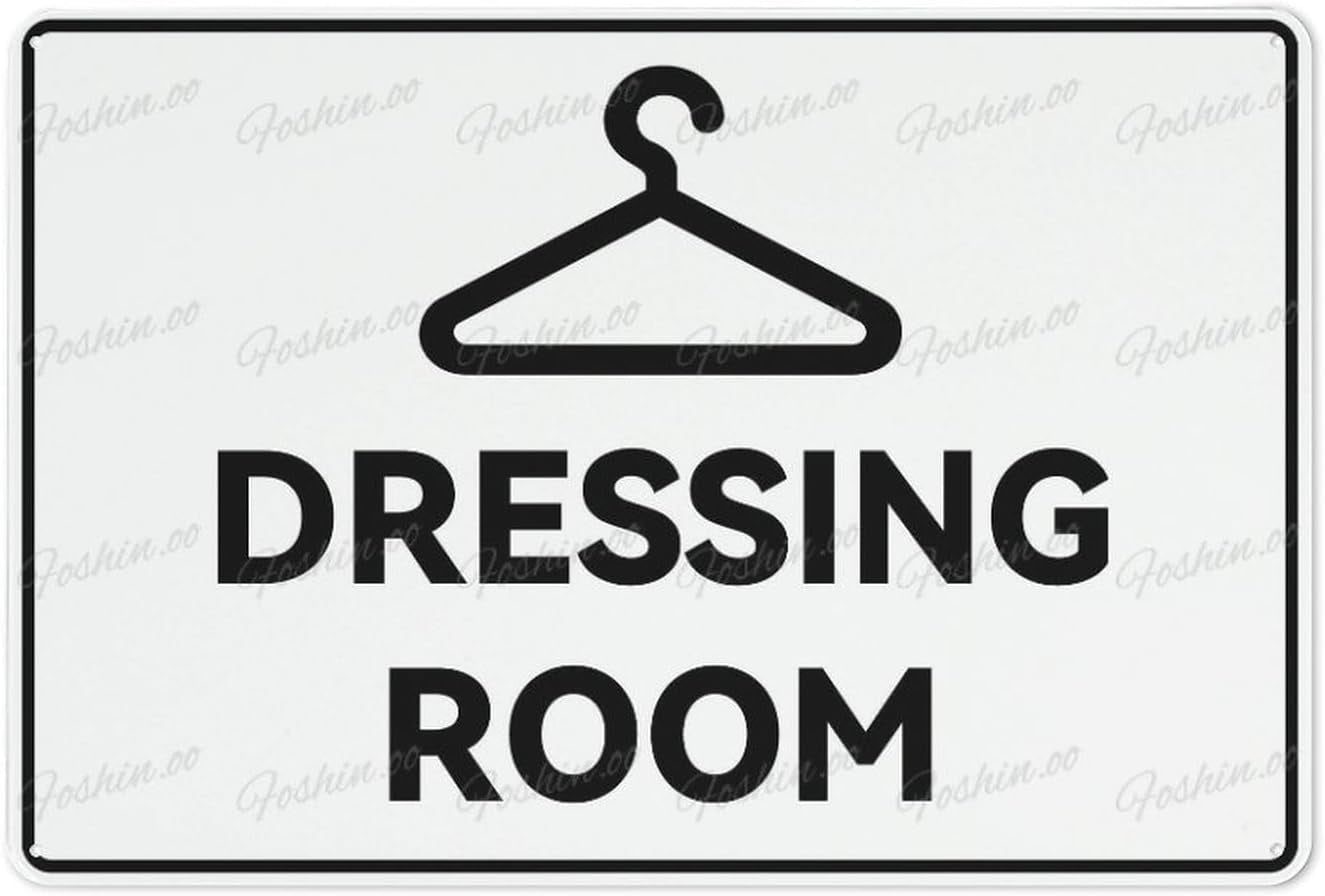 Dressing Room 12"X8" Aluminum Warning Signs For Property Business Yard ...