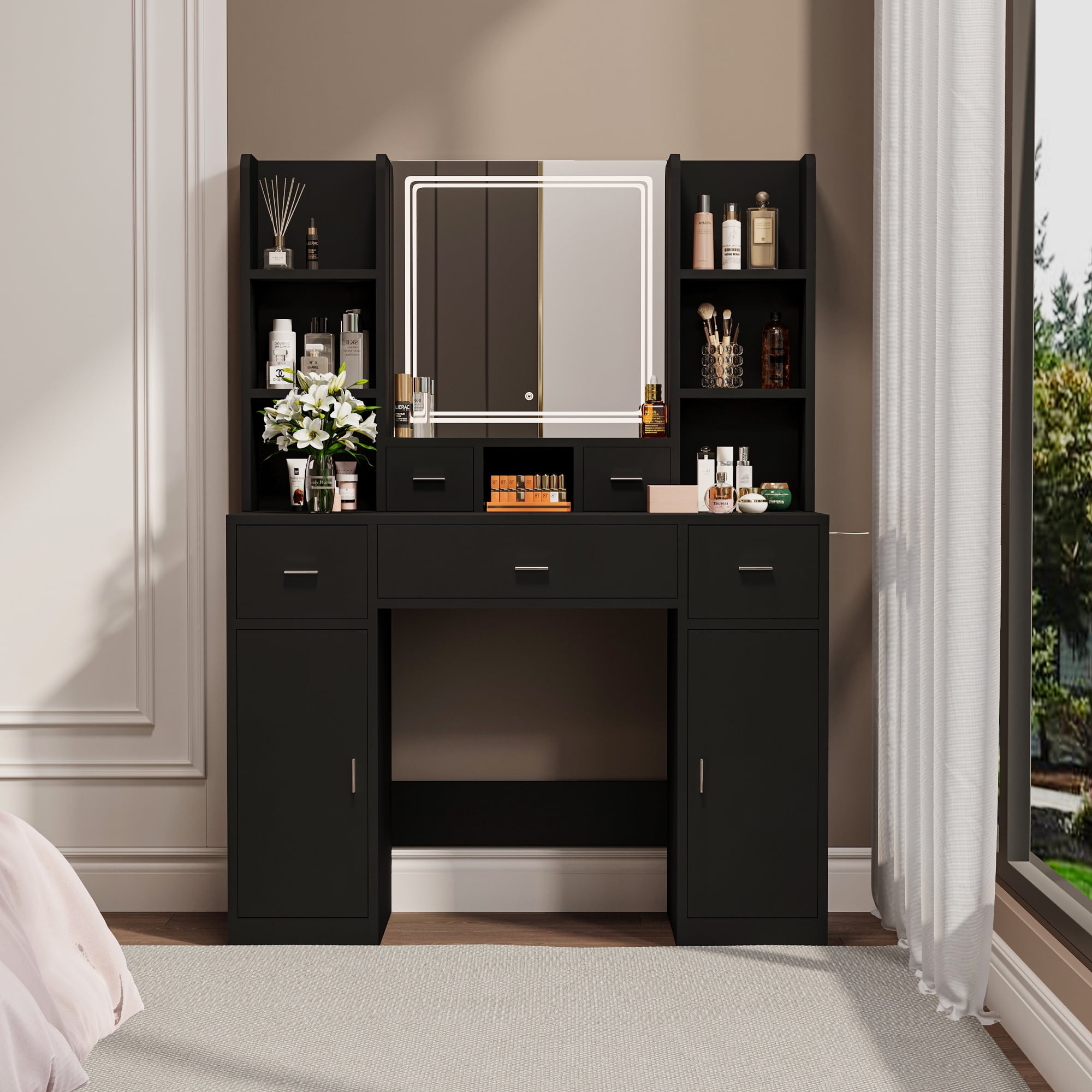 Dressing Table with Dressing Pad for Bedroom, Dressing Room - Walmart.com