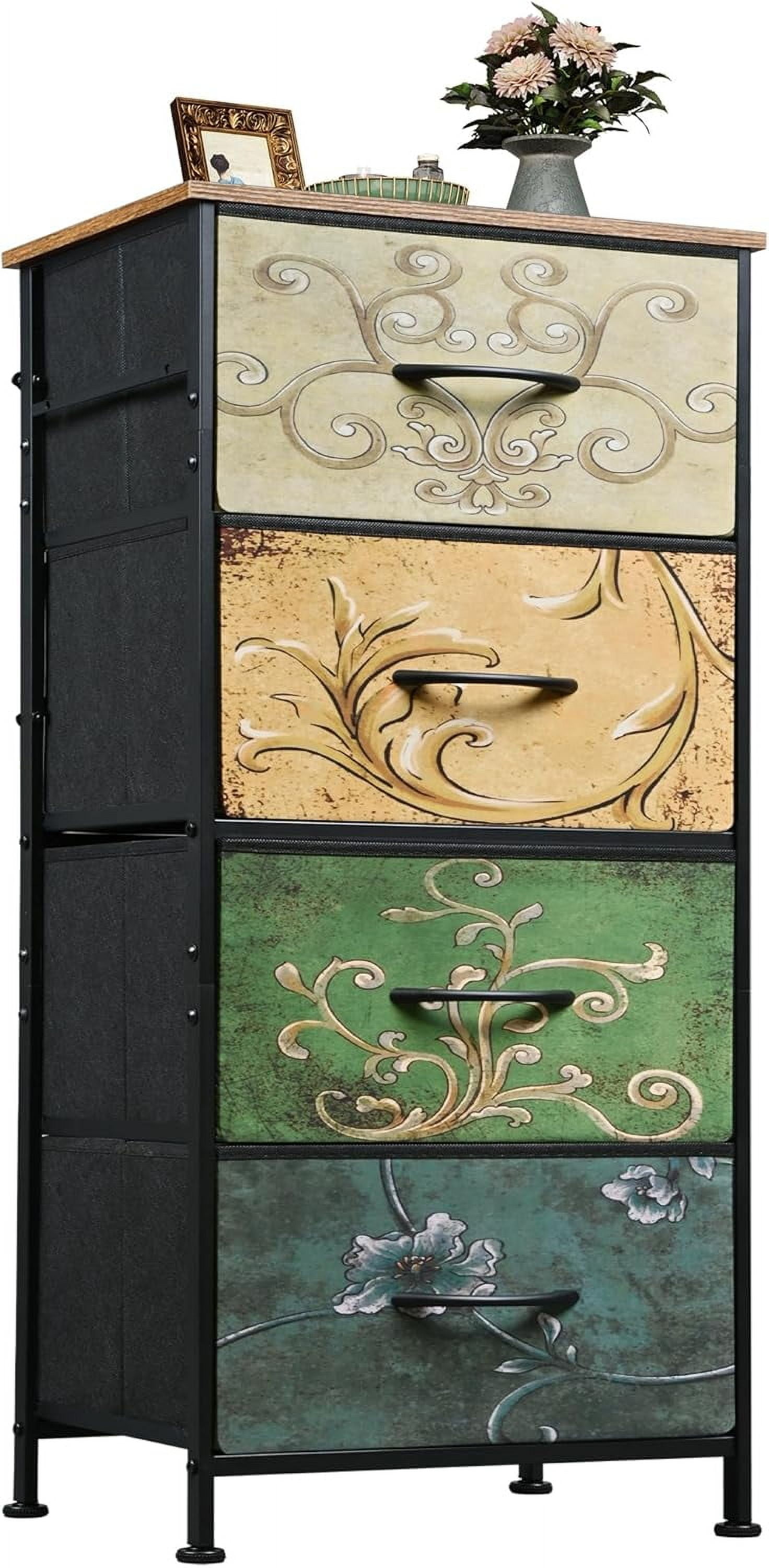 Dressing table with 4 drawers, fabric storage tower, bedroom, hallway ...