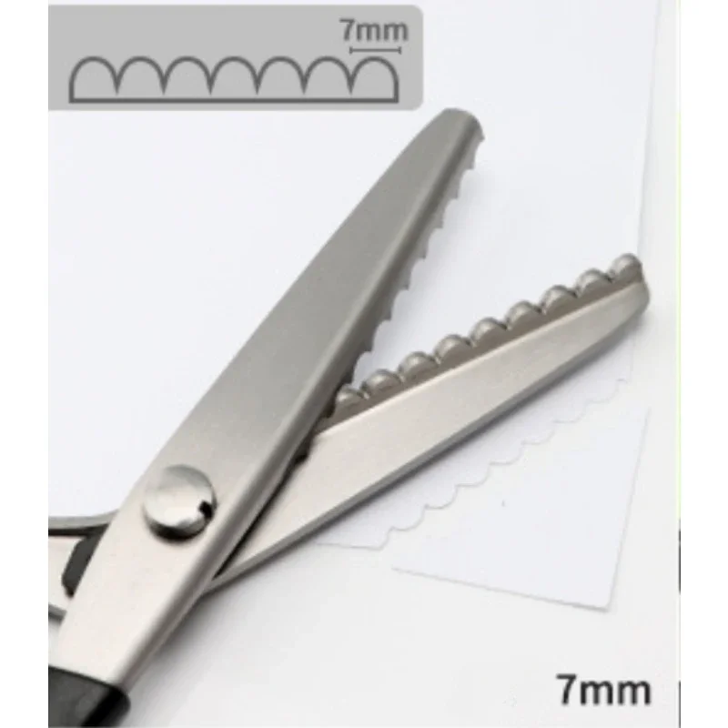 Dressmaking zig zag cut Tailor's Scissors Sewing Shears Stainless Steel ...