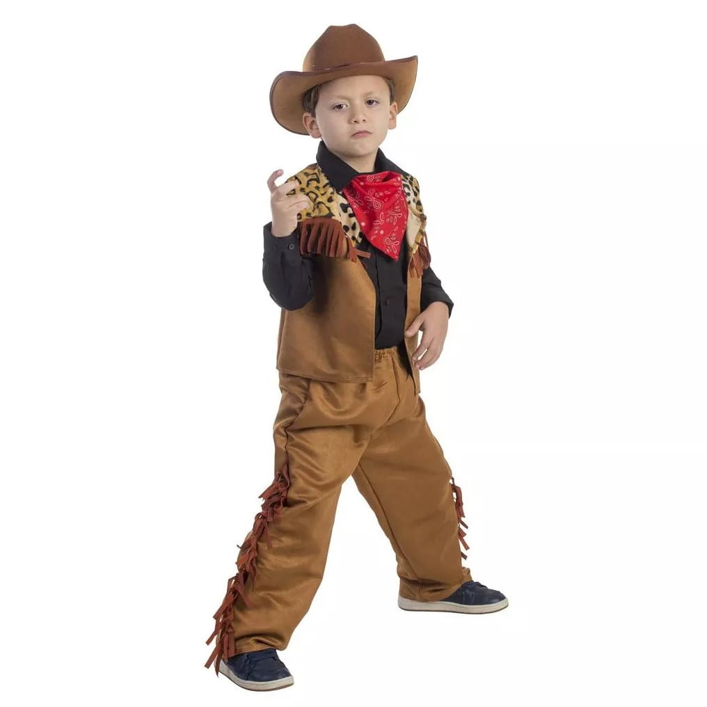 Dressup America Kids Sheriff Wild West Rodeo Cowboy Halloween Costume ...