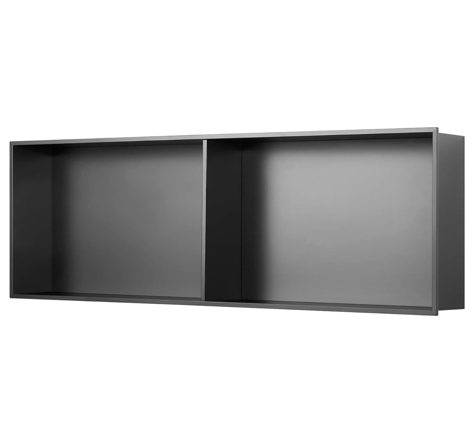 Drevy 12 X 36 Inch Shower Niche, Black Wall Niche Stainless Steel Wall ...