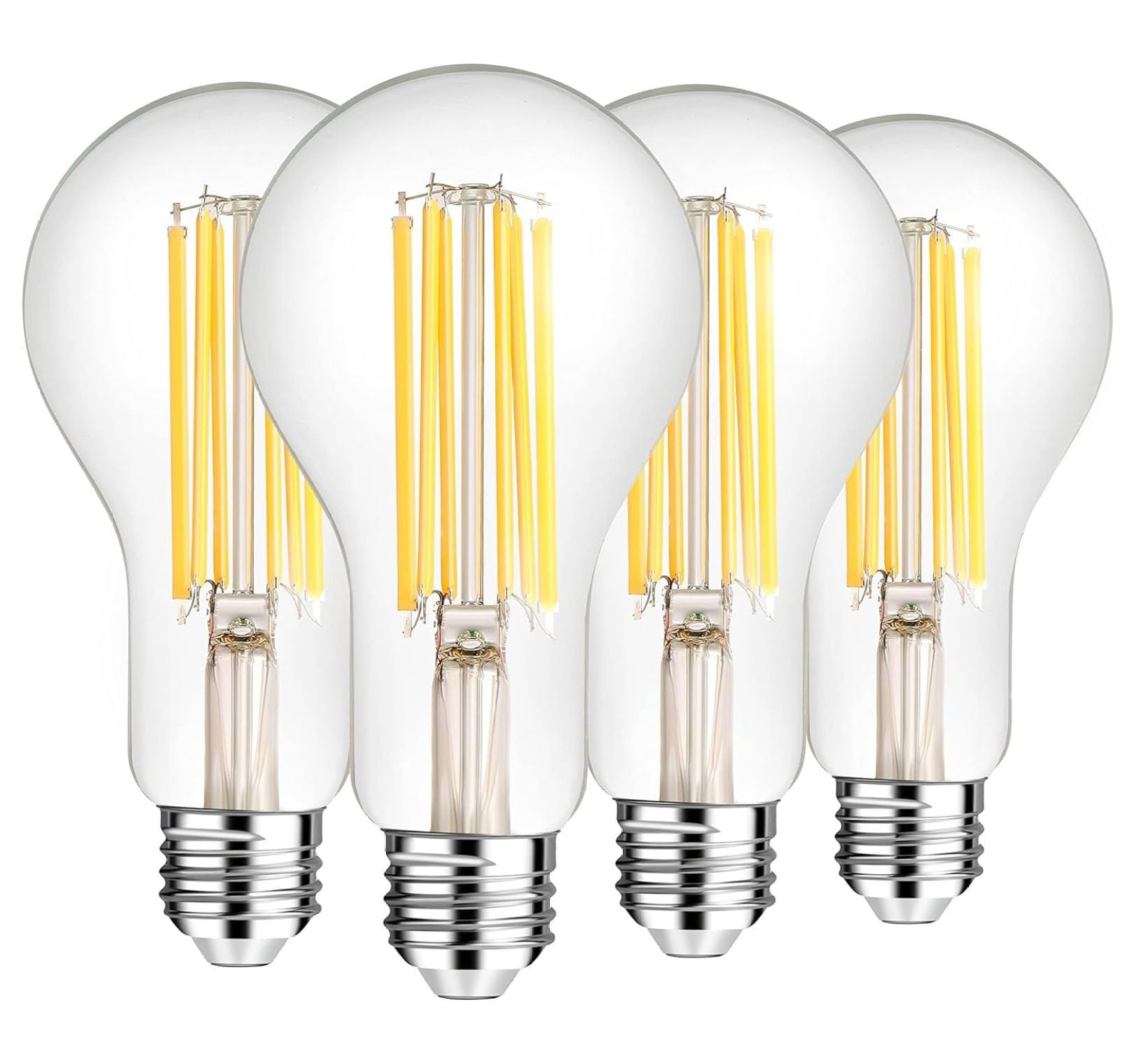 Drevy 150W Equivalent Dimmable A21 LED Light Bulbs, 2650Lumens ...