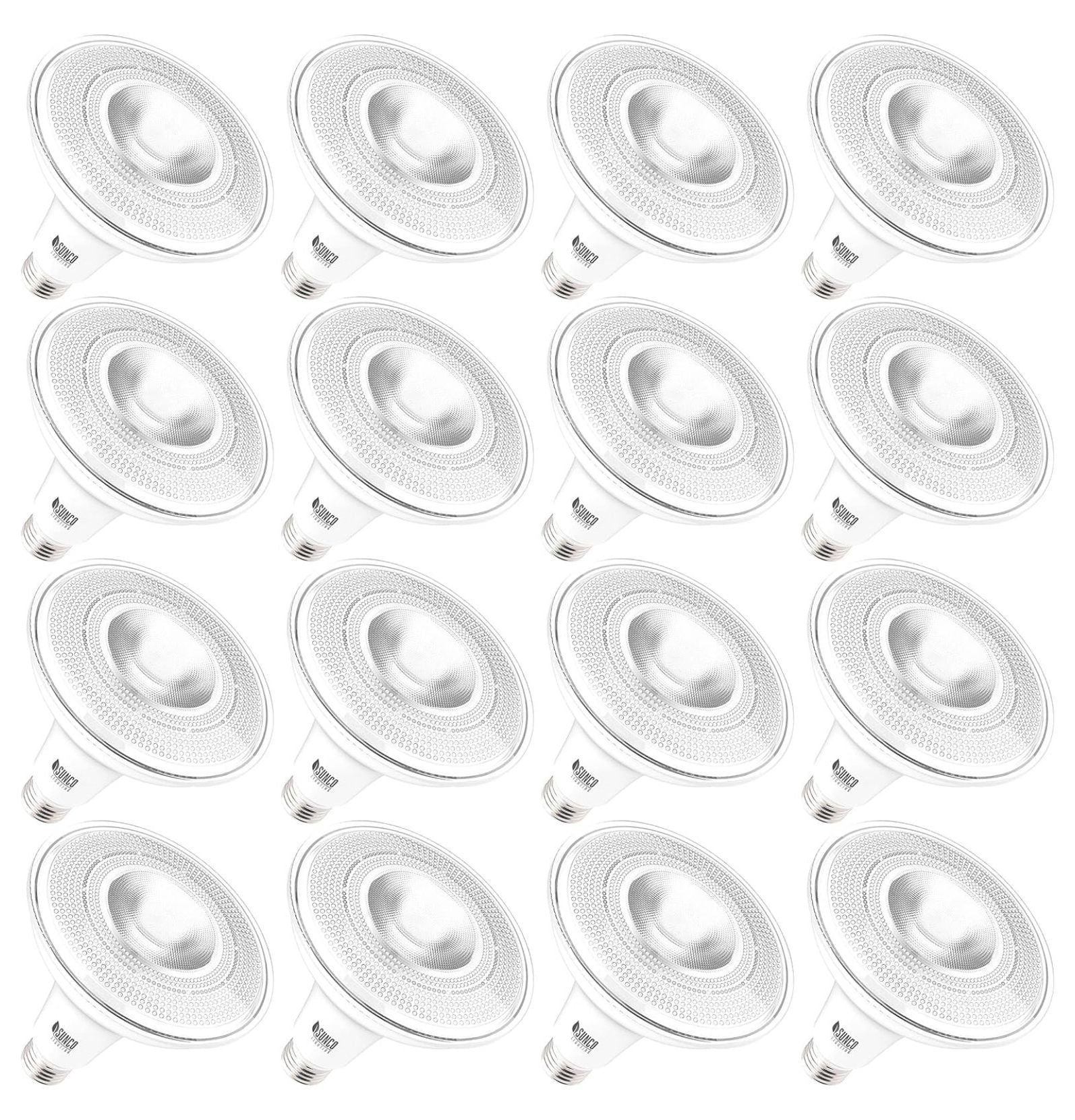 Drevy 16 Pack PAR38 LED Flood Light Outdoor Bulb, Waterproof Bright ...