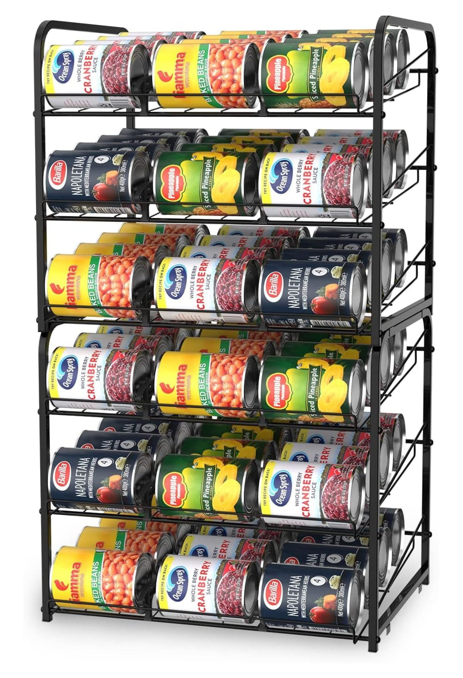 Drevy 2 Pack Can Rack Organizer, 3 Tier Stackable Can Storage Dispenser ...