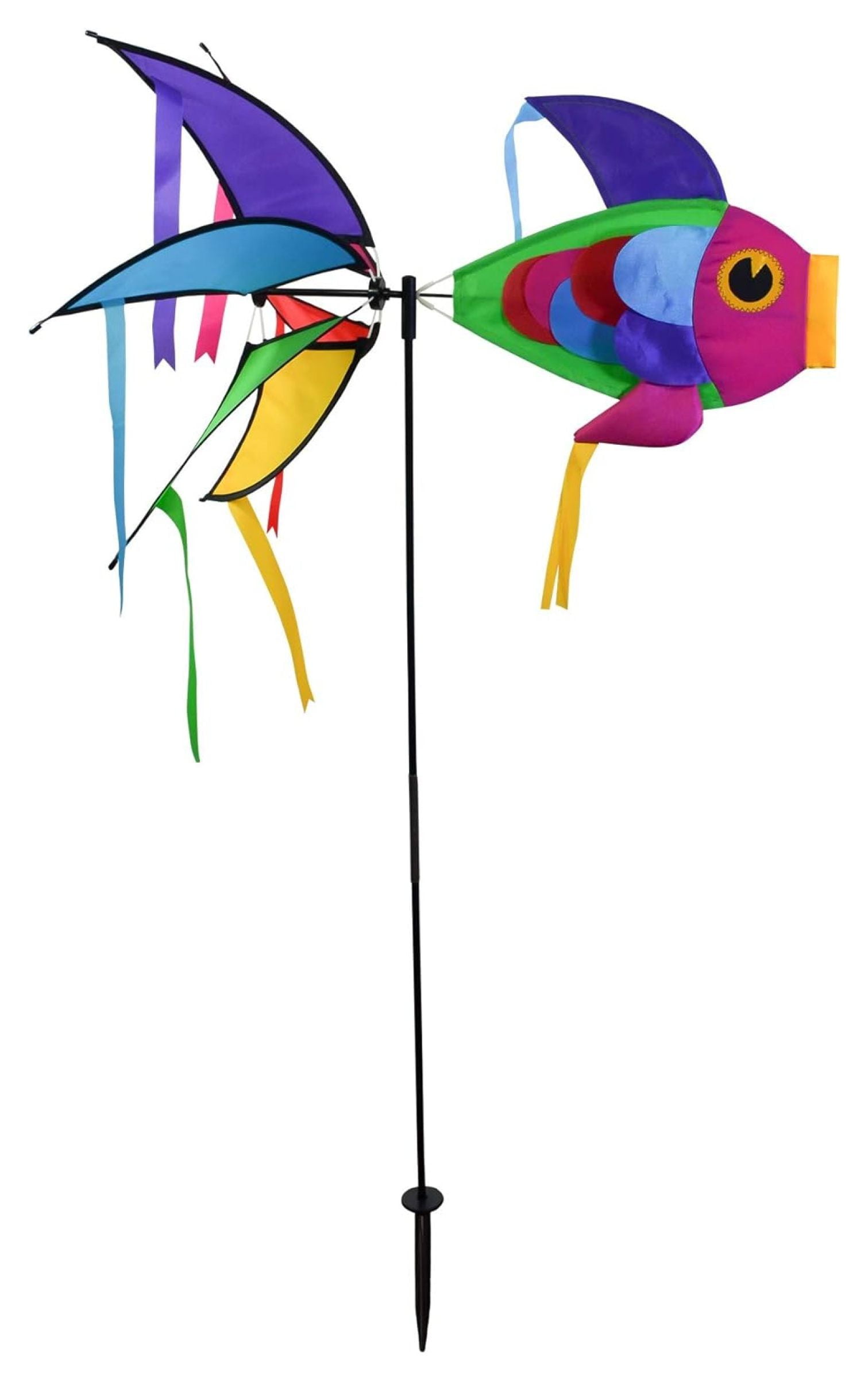 Drevy 2722 Rainbow Damselfish Ground Spinner-Colorful Wind Decoration ...