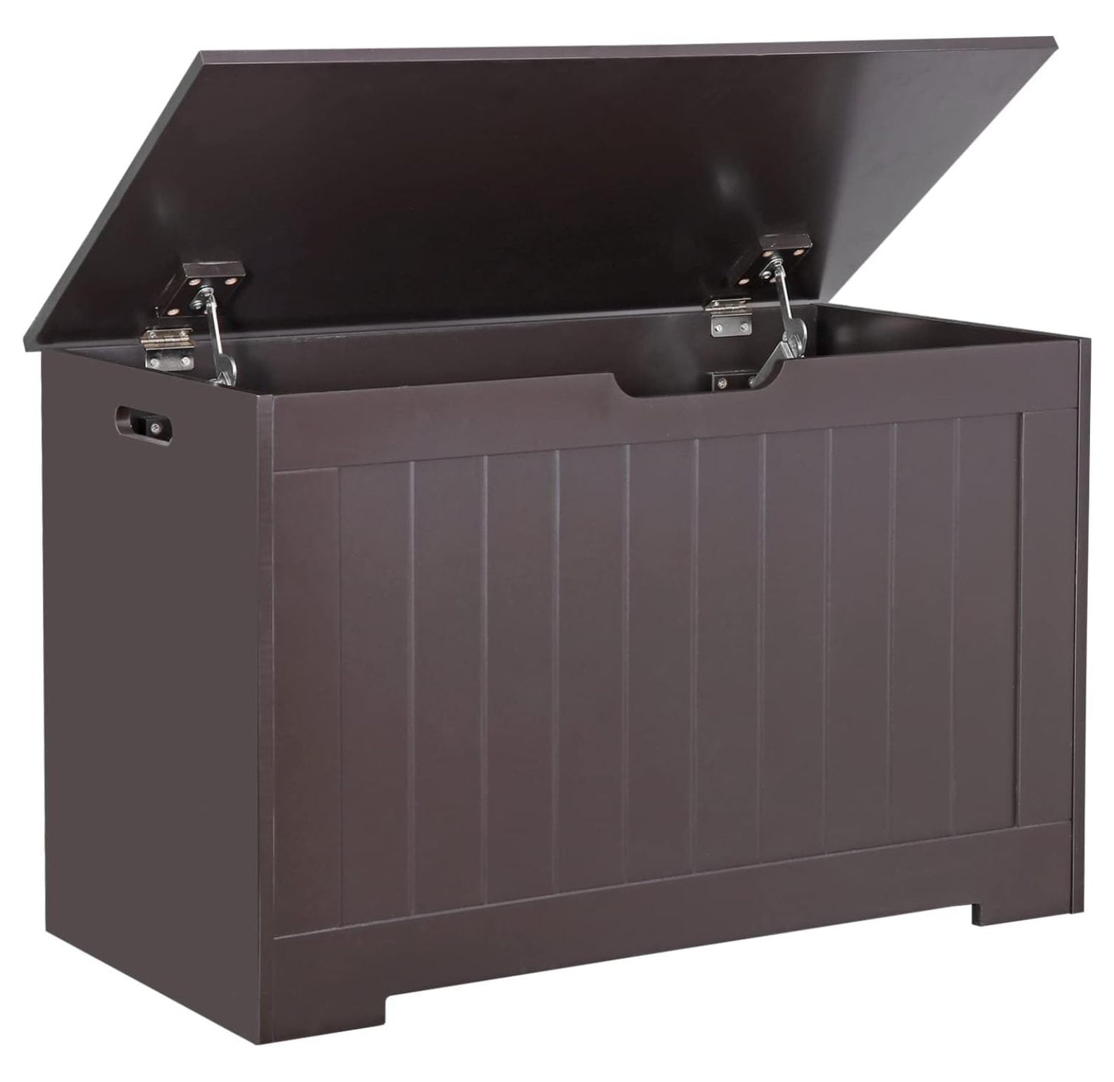 Drevy 30 Inches Entryway Storage Bench Wooden Toy Storage Chest Trunk ...