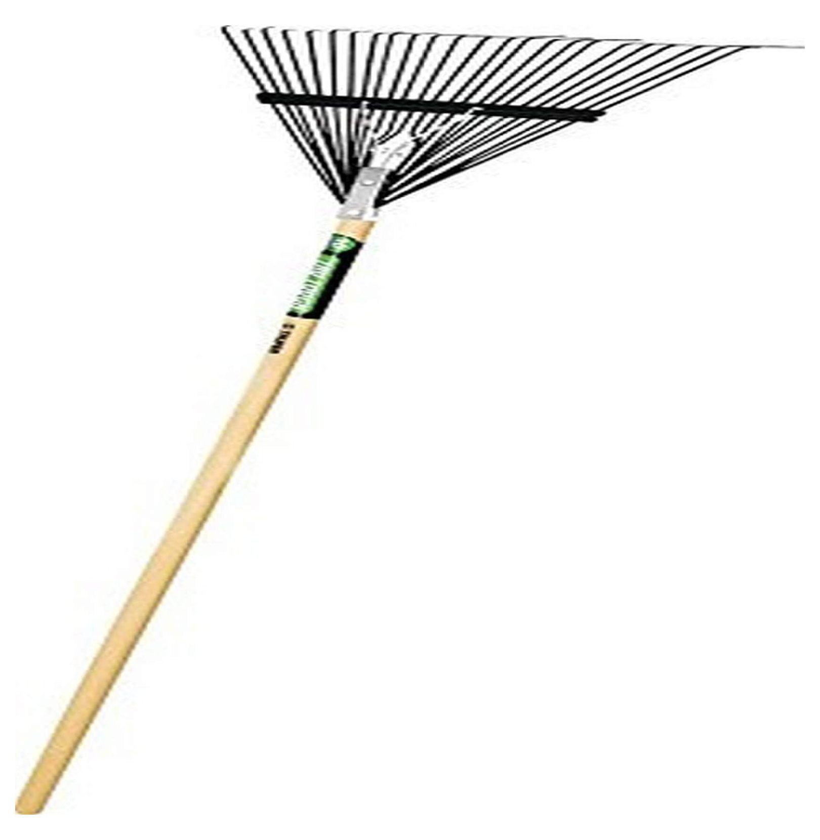 Drevy 30452 Tru Tough -Inch Steel Leaf Rake, 22-Inch Head, Wood Handle ...