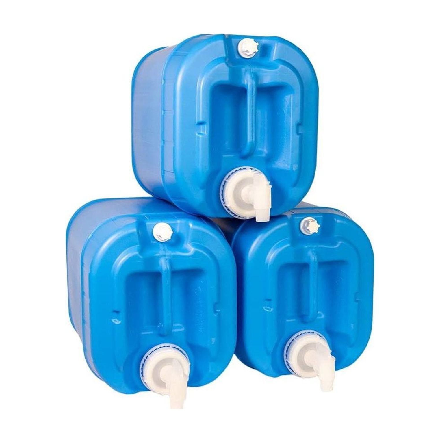 Drevy 5 Gallon Stackable Water Containers (3-Pack) | 100% Food Grade ...