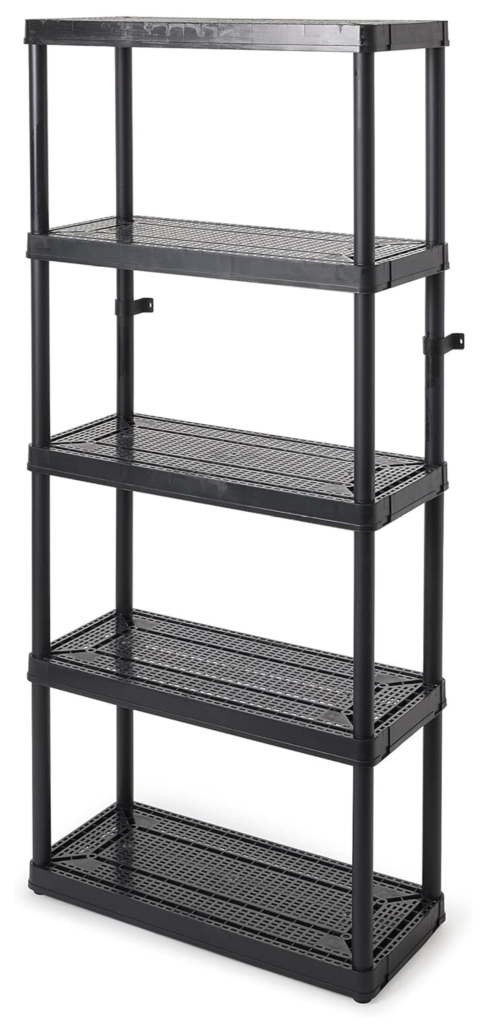Drevy 5 Shelf Fixed Height Ventilated Medium Duty Storage Unit 14 x 32 ...