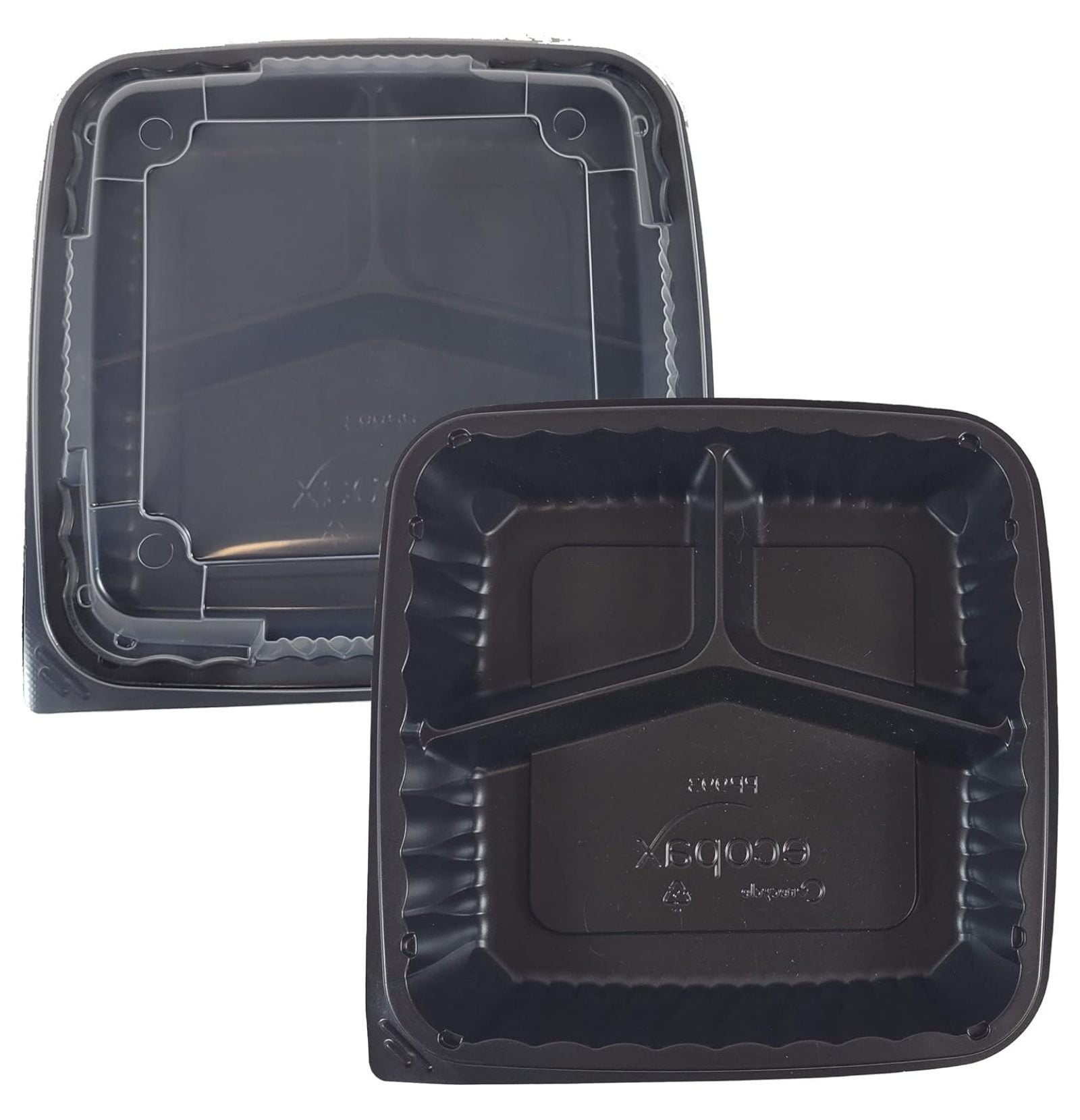 Drevy 75 Sets PP Pebble Box Serving Tray and Vented Lid, Food Container ...