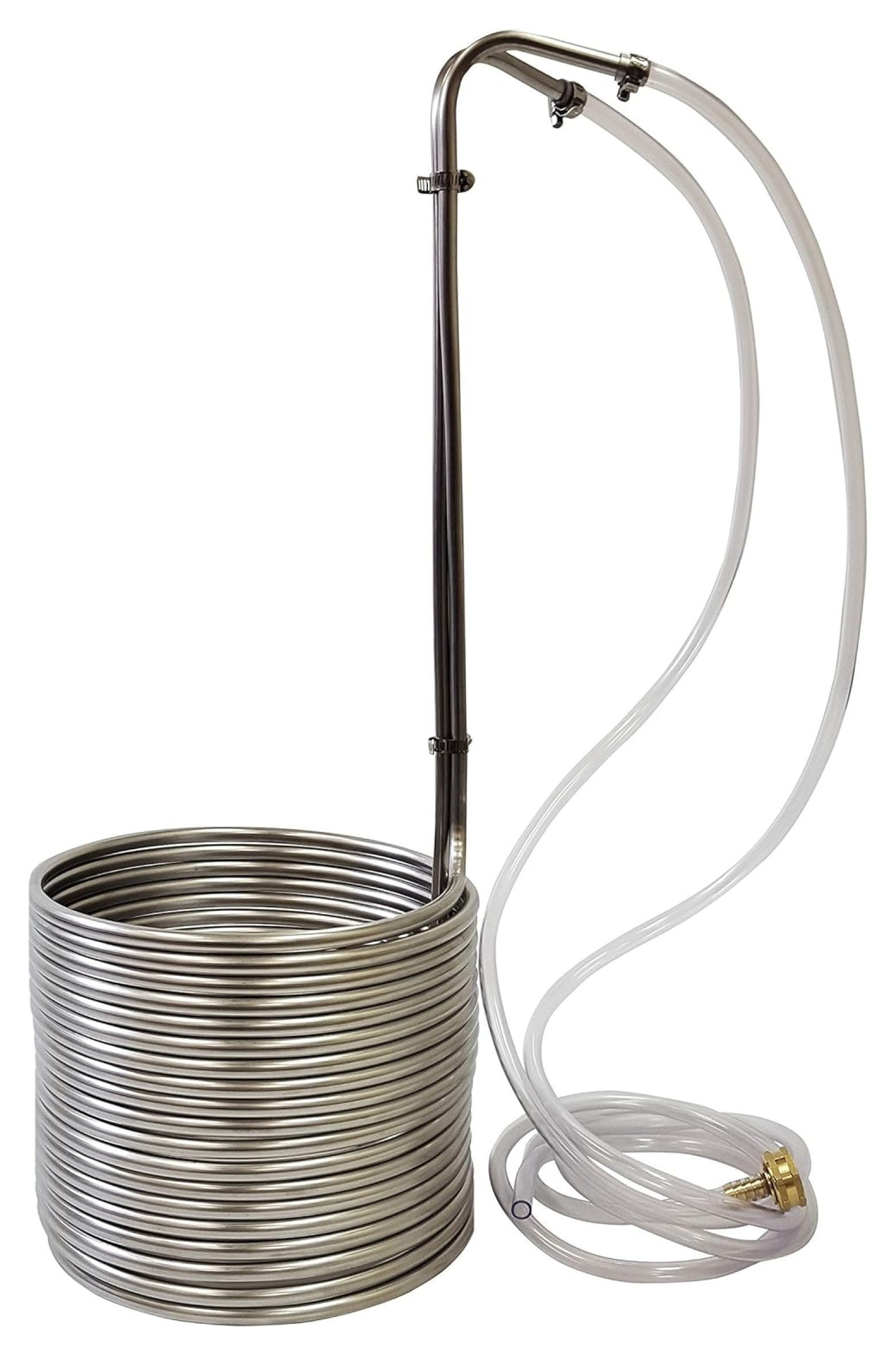 Drevy - AZ-W3850- Stainless Steel Wort Chiller, 3/8" x 50', Silver ...