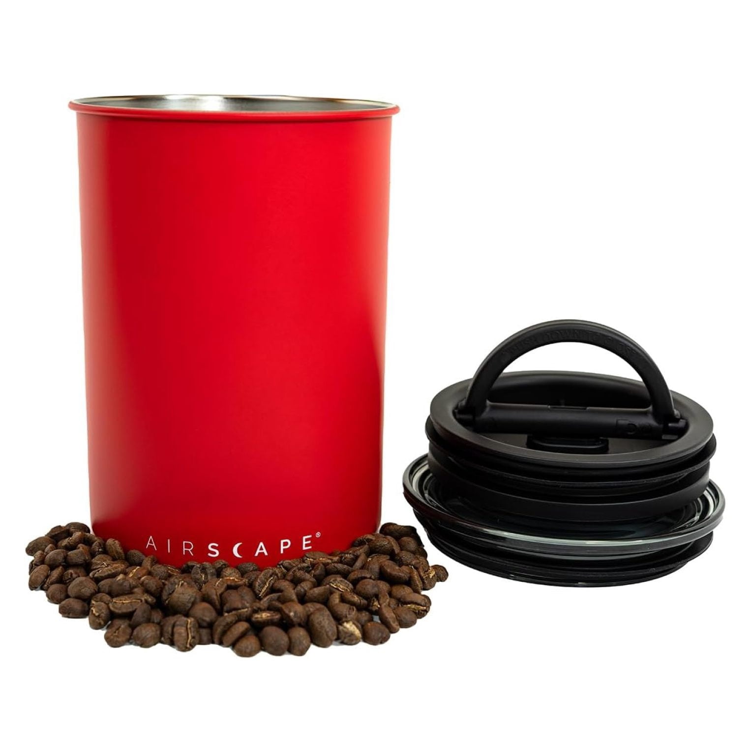 Drevy Airscape Stainless Steel Coffee Canister | Food Storage Container ...