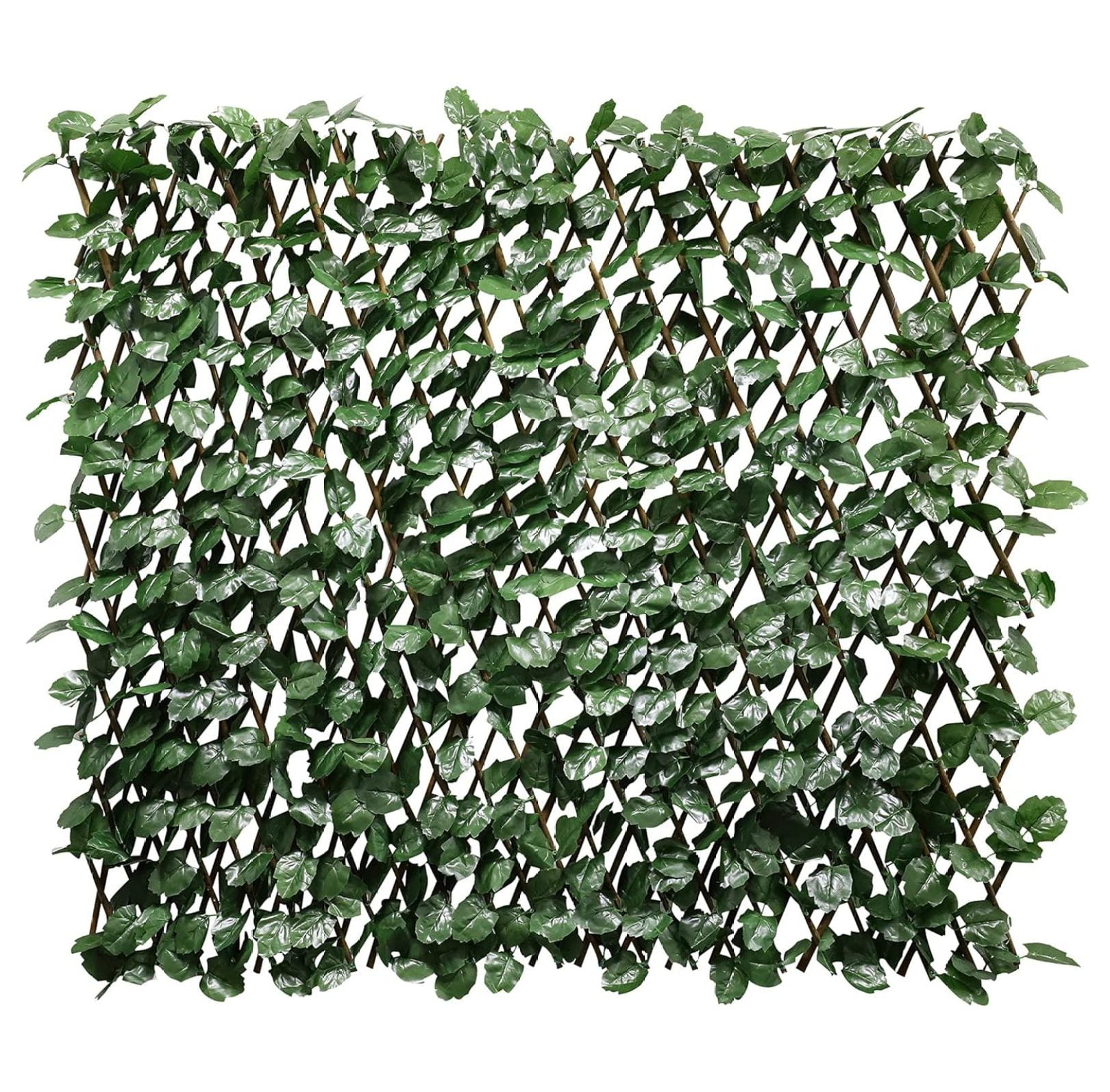 Drevy Artificial Expandable Leaf Faux Leaves Privacy Fence Screen for ...