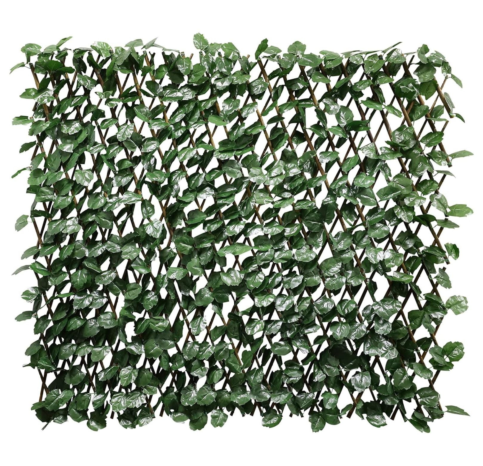 Drevy Artificial Leaf Faux Expandable/Stretchable Privacy Fence Screen ...
