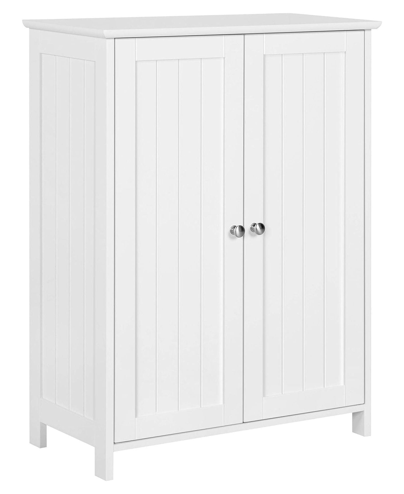 Drevy Bathroom Floor Cabinet Double Doors -Standing Storage Cabinet ...
