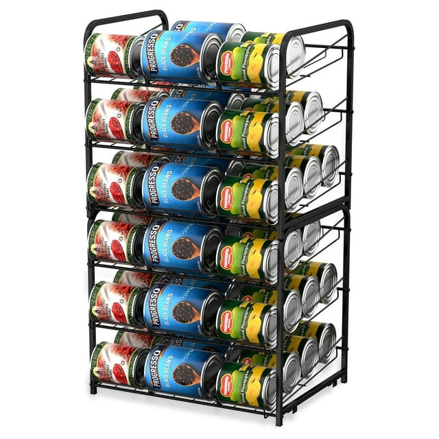 Drevy Can Rack Organizer 2 Pack, Stacking Can Storage Dispenser for 36 ...