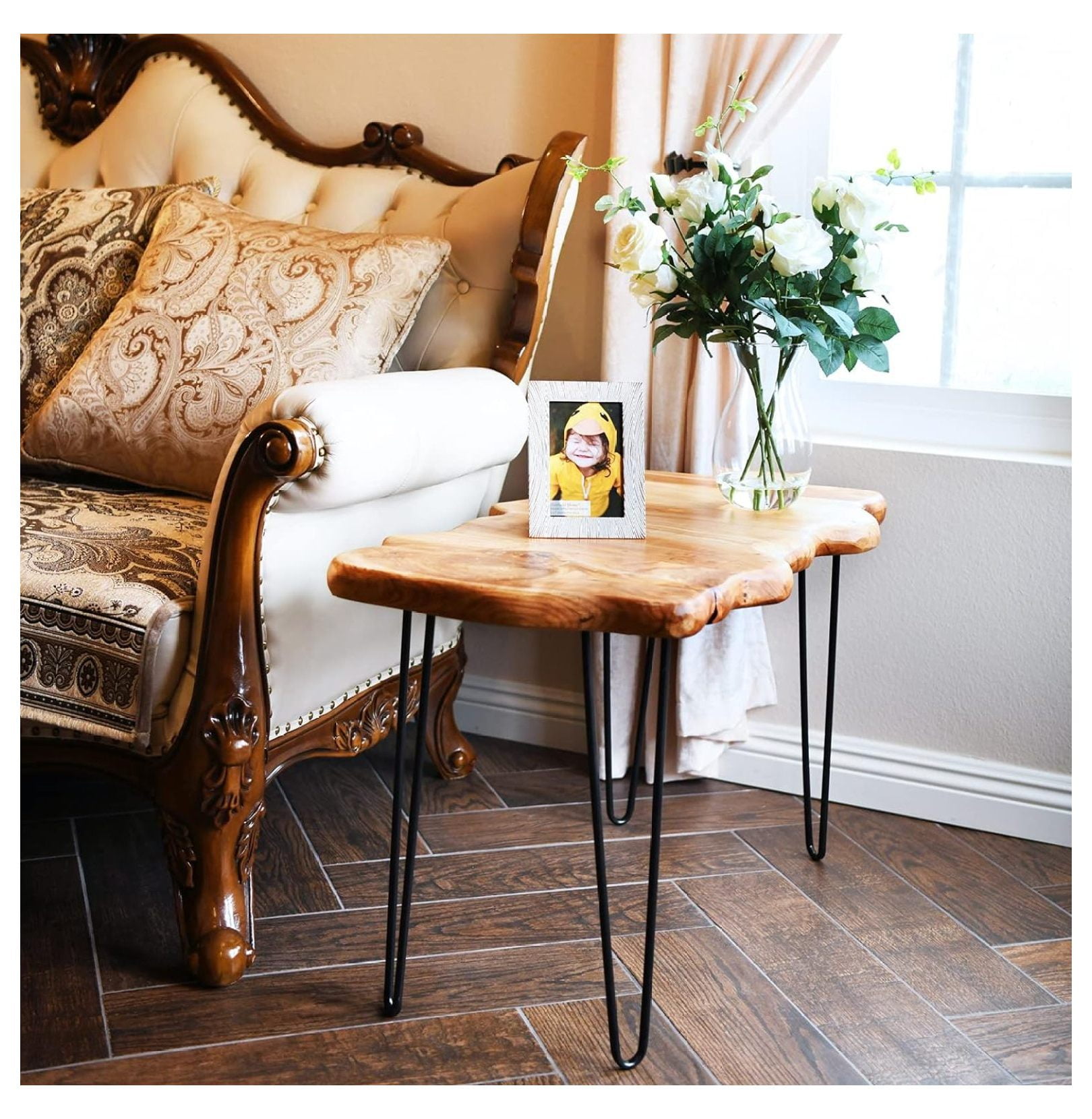 Drevy Cedar Live Edge Small Coffee Table - Walmart.com