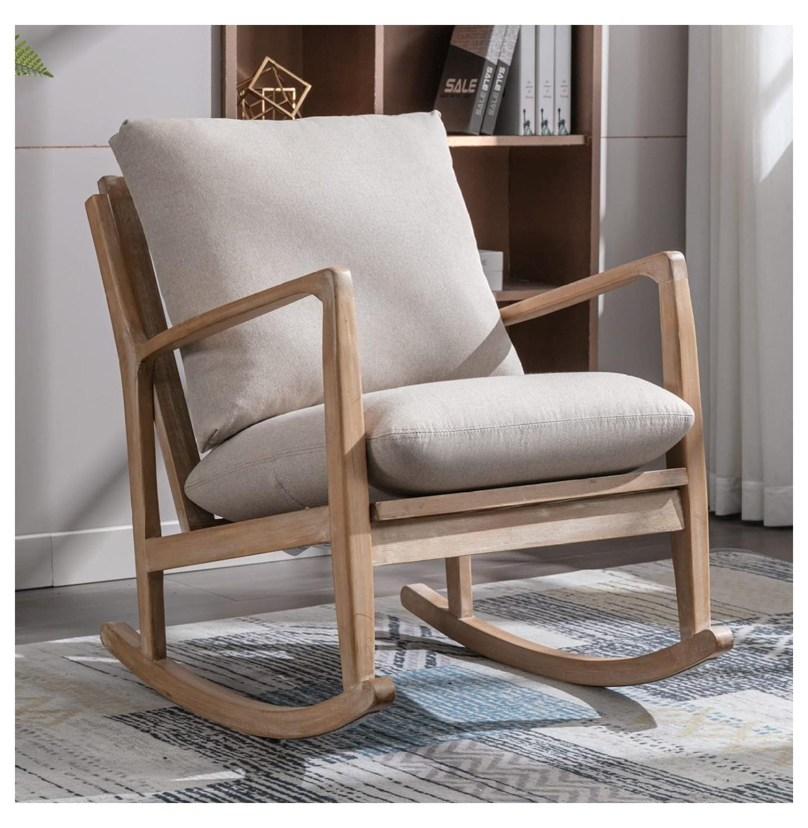 Drevy Century Accent Rocking Chair, Rocker Chair Glider Chair for ...