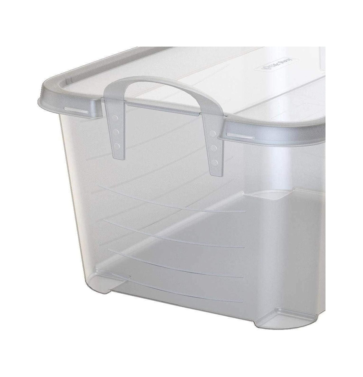 Drevy Clear Stackable Closet Organization & Storage Box, 55 Quart (8 ...