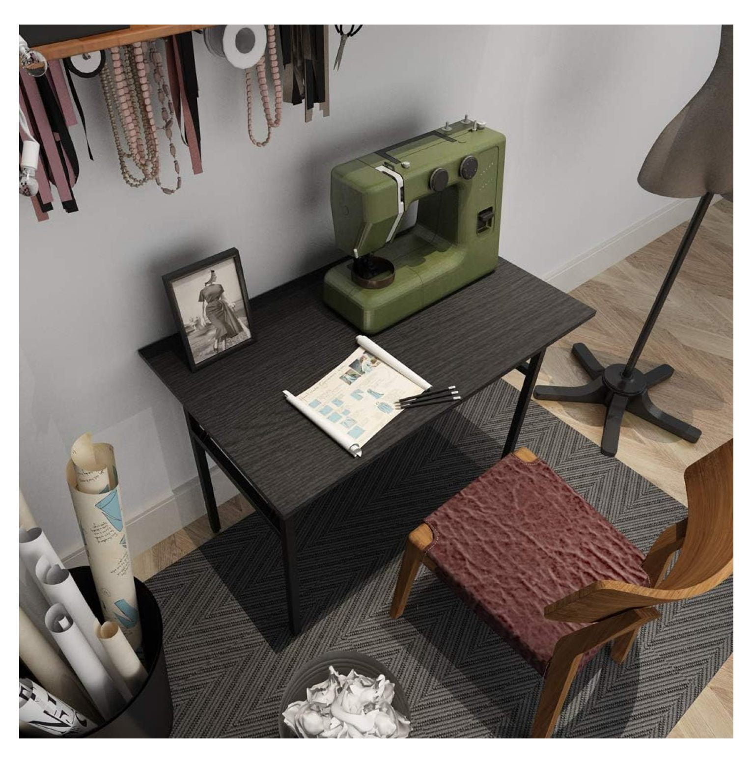 Drevy Computer Desk Folding Table Writing Desk/Compact Desk/Foldable ...