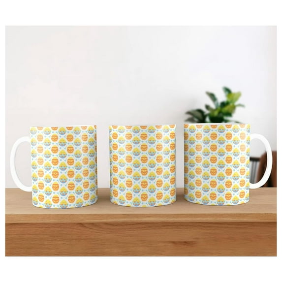 Drevy Cute Little Easter Chick Coffee Mug, Easter White Ceramic Cup ...