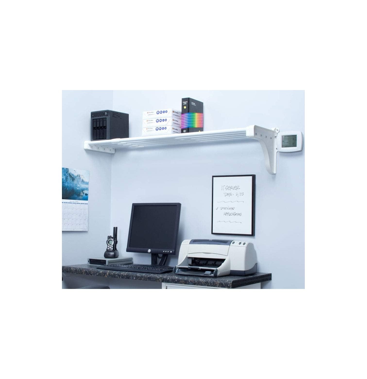 Drevy - DIY Expandable Closet Shelf (NO Hanging Rod) - 63.3” to 118 ...