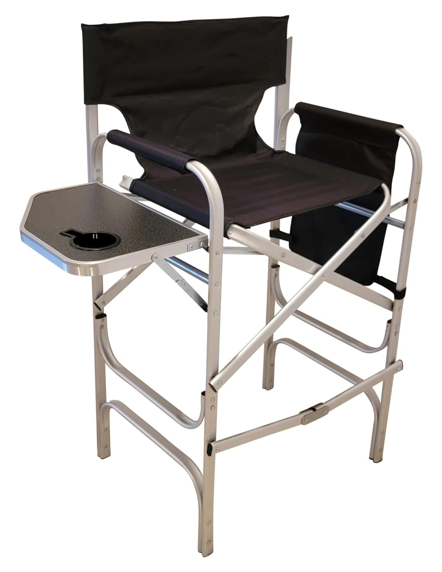 Drevy, Deluxe Tall Folding Directors Chair, Foldable Makeup Chair with ...