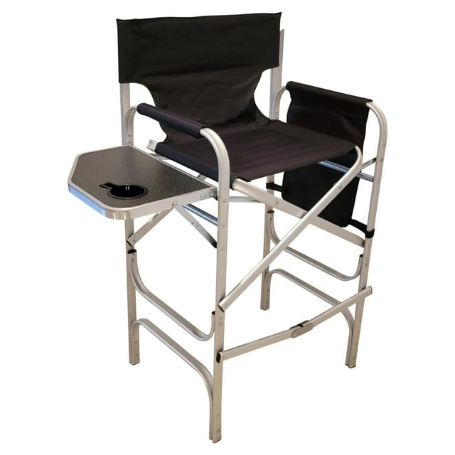 Drevy, Deluxe Tall Folding Directors Chair, Foldable Makeup Chair with ...