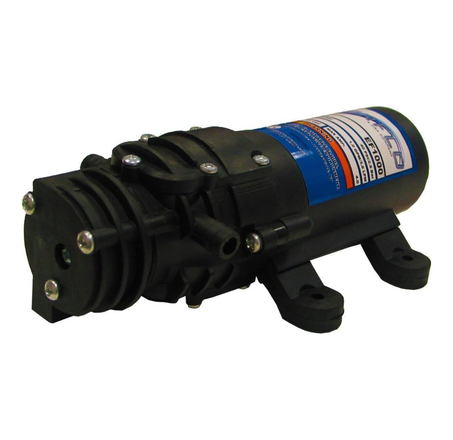 Drevy Diaphragm / Demand Water Transfer Pump 1.0 GPM, 12V Volt, 40 psi ...