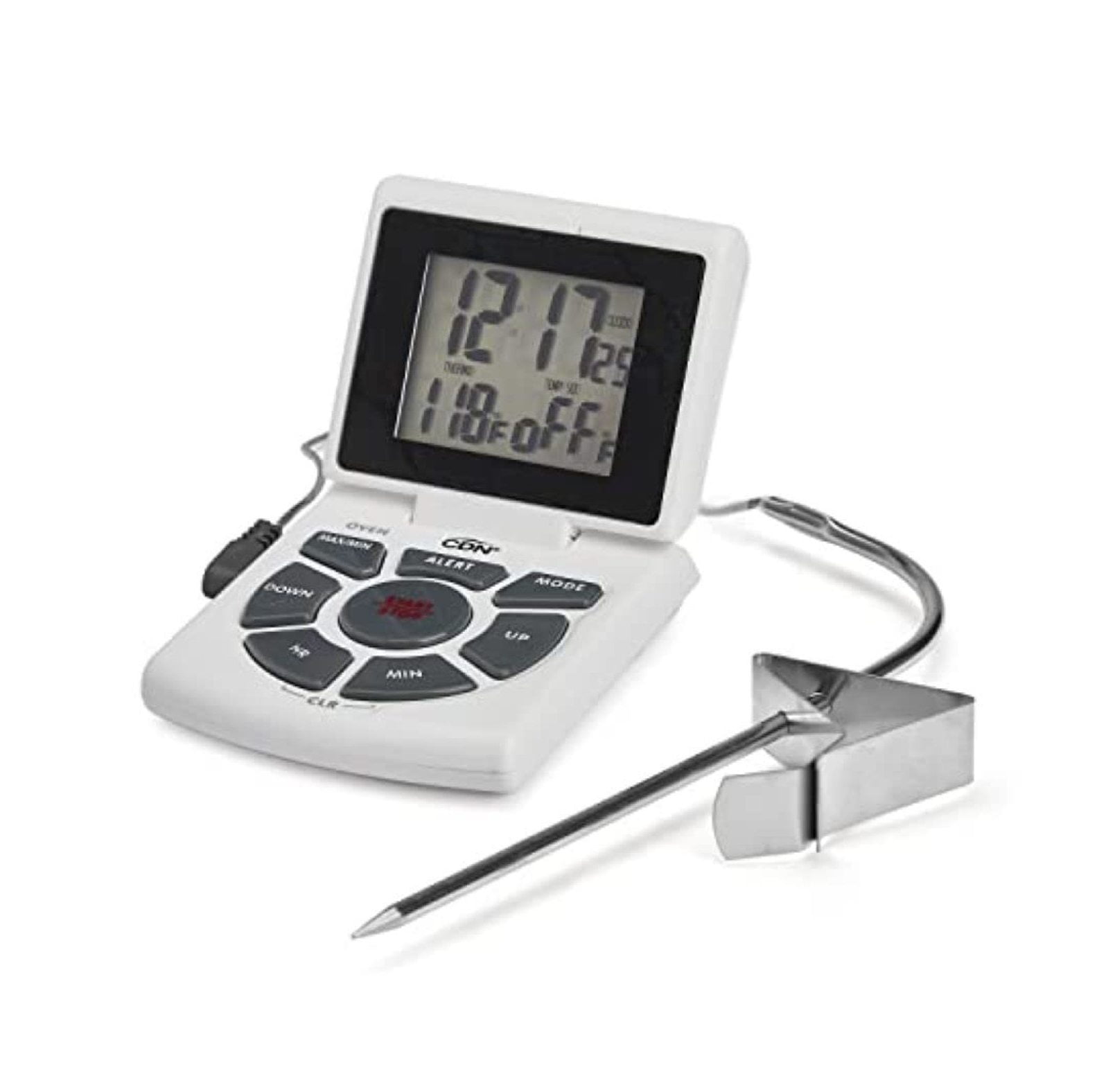 Drevy Digital Food Thermometer with Probe, 3-in-1 Functions ...
