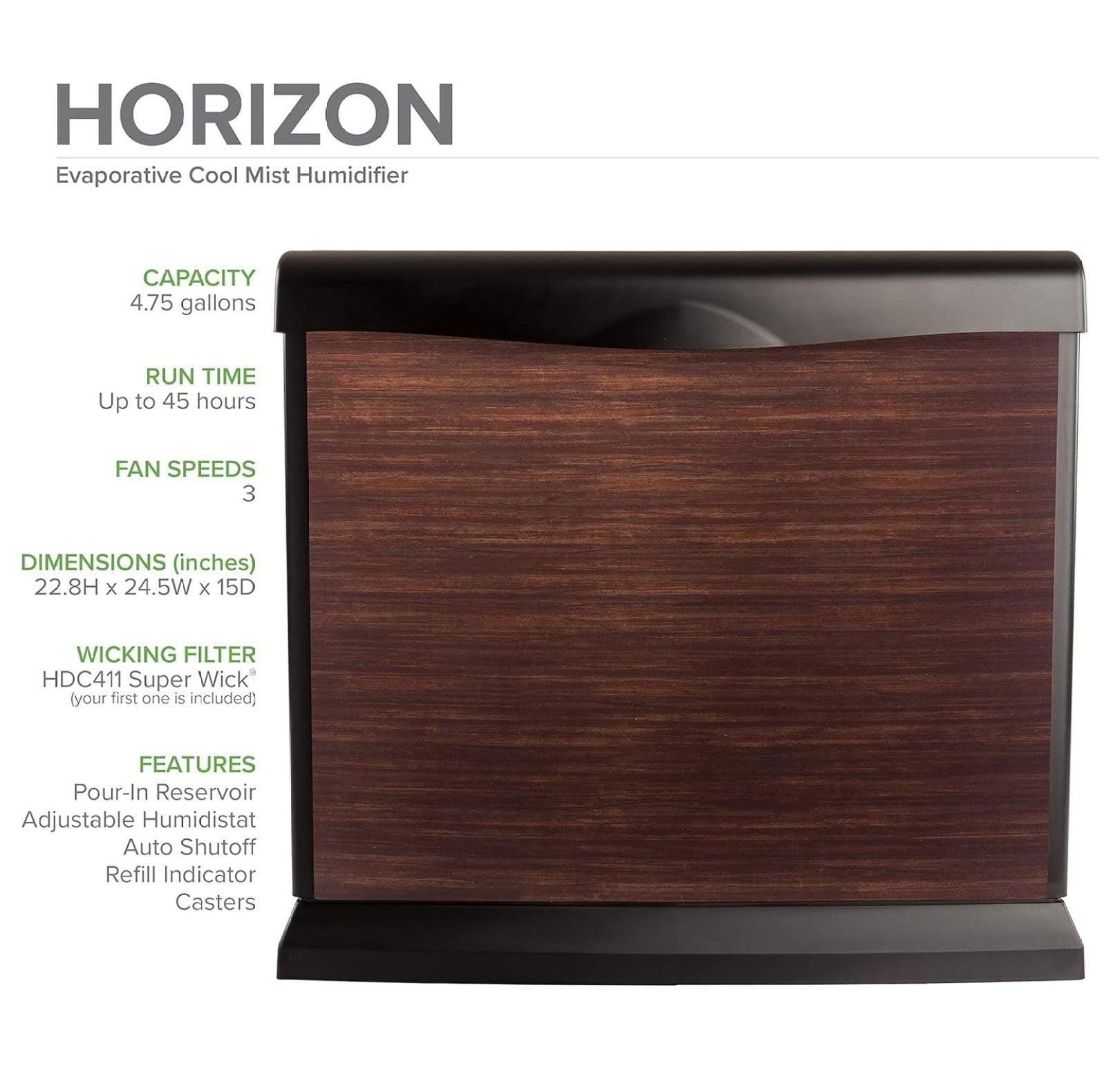 Drevy Digital Whole-House Console- Evaporative Humidifier for Coverage ...